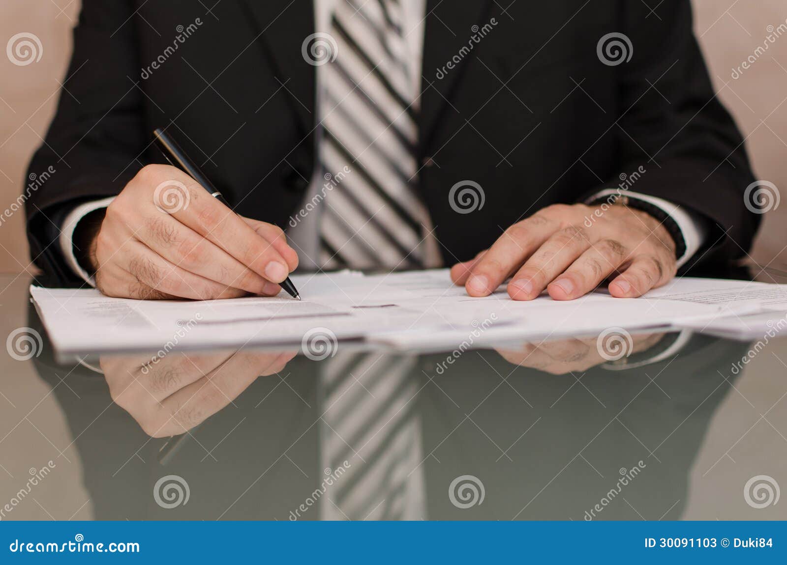 Signing documents stock image. Image of signing, business - 30091103