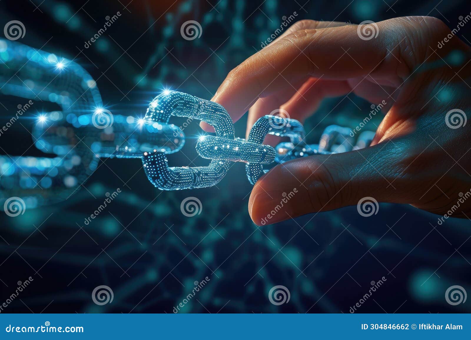 In this Photo, a Hand is Shown Gripping a Chain, Symbolizing the ...