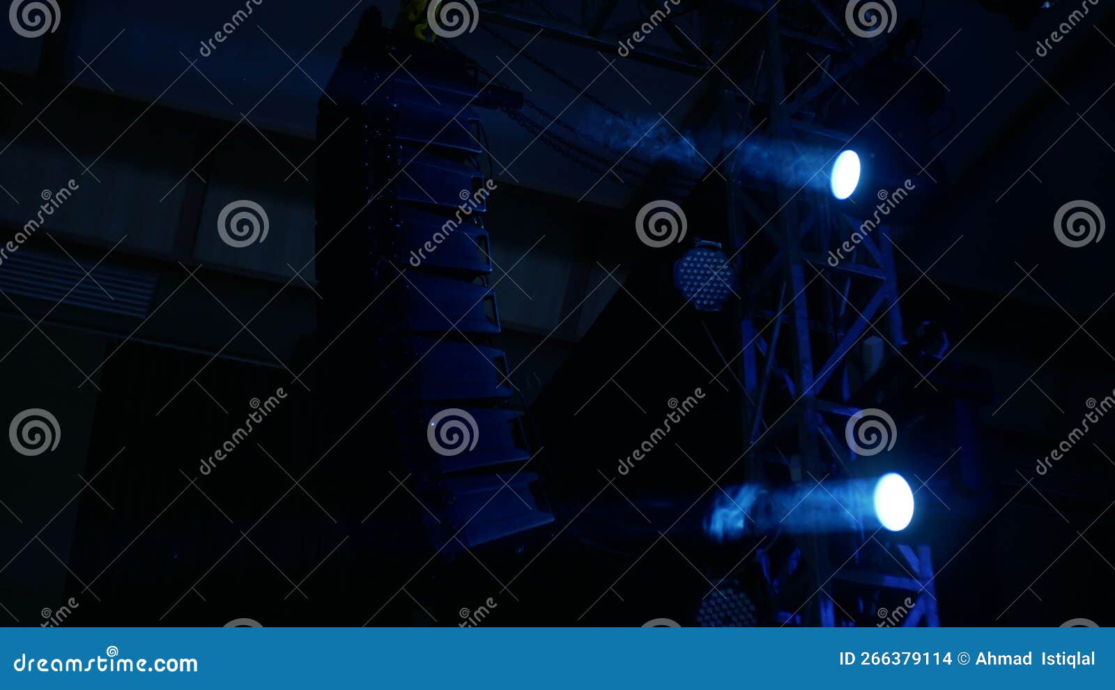 Photo of Hanging Sound Kit and Lighting Stock Photo - Image of ...