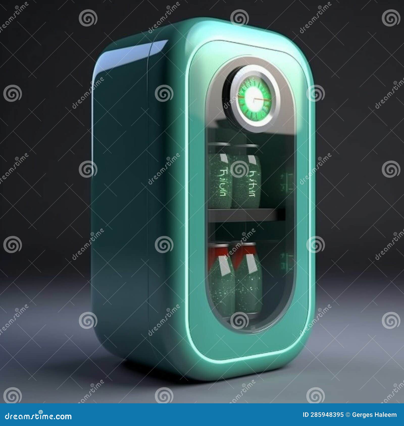 Photo Highttech Plasma Quantum Computer Tube with Glowing Energy Inside ...