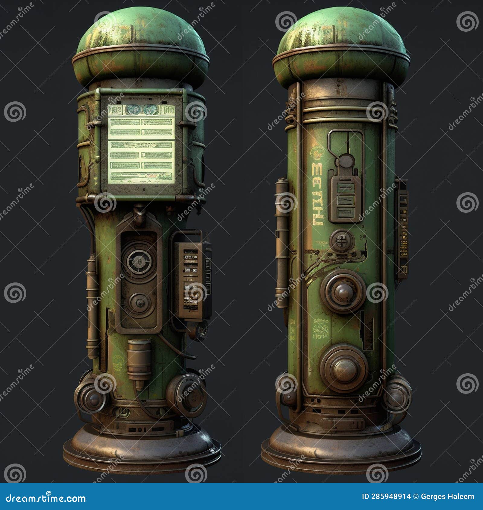 Photo Highttech Plasma Quantum Computer Tube With Glowing Energy Inside ...