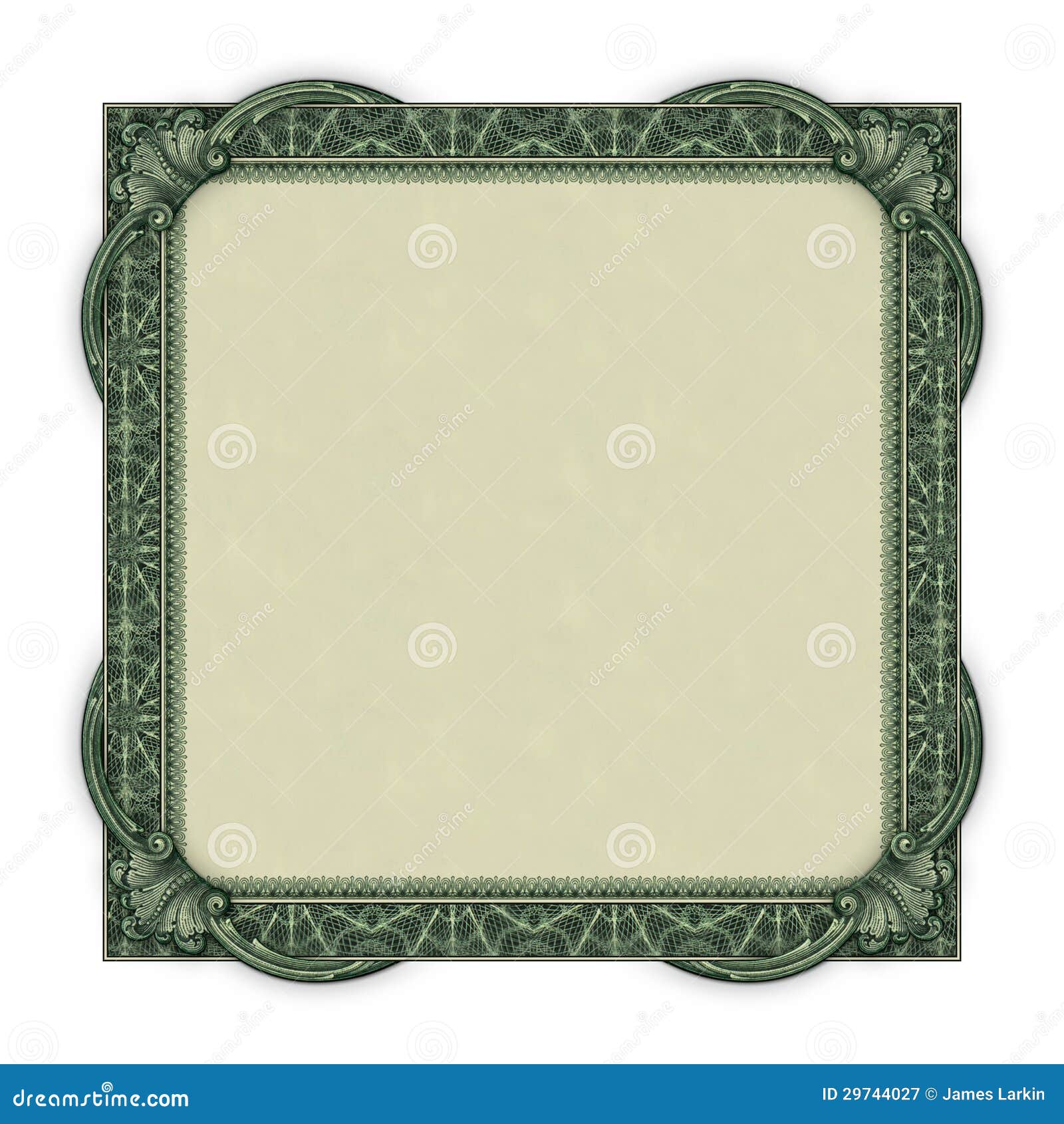 Money Border stock image. Image of frame, ornate, pattern - 29744027