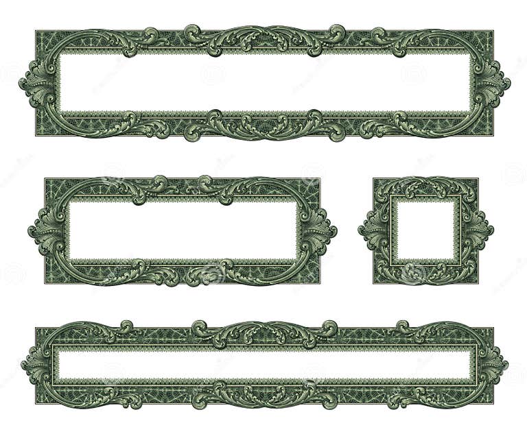 Money Borders stock image. Image of dollar, money, green - 29744023