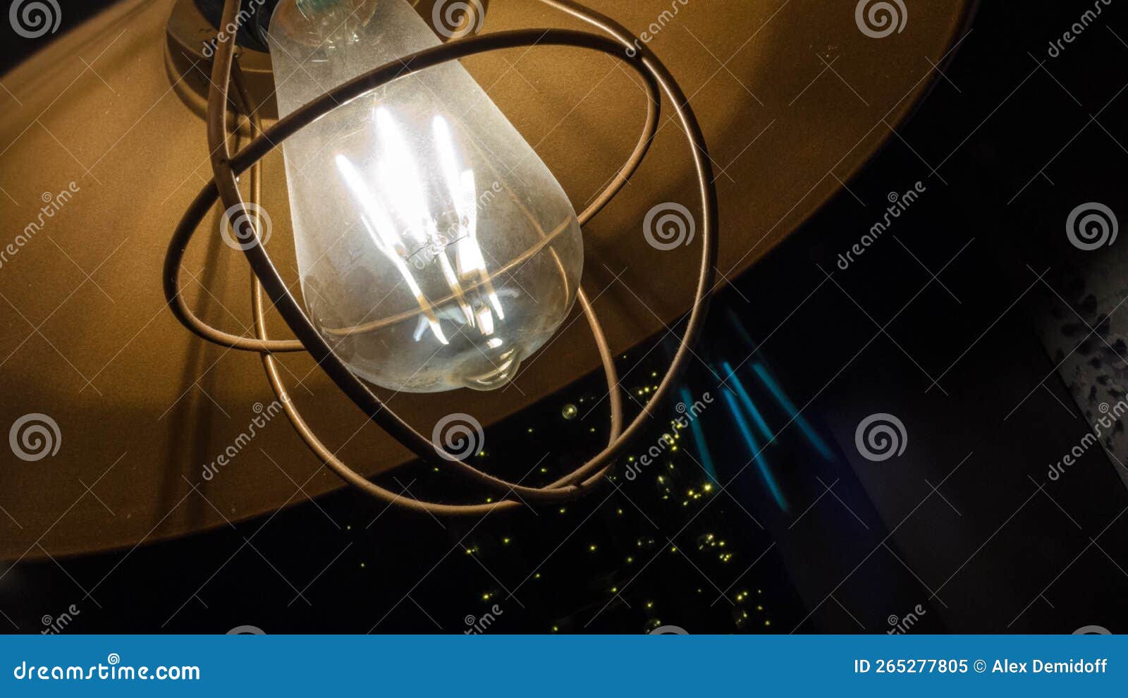 Photo of the Interior with a Lamp or Lamp Close-up. Stock Image - Image ...