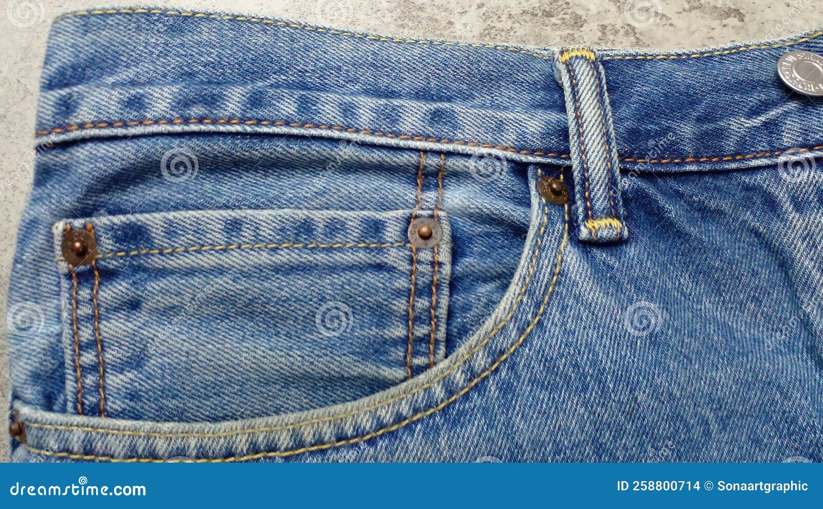 Photo of Jeans Stitching Detail Editorial Stock Image - Image of jeans ...