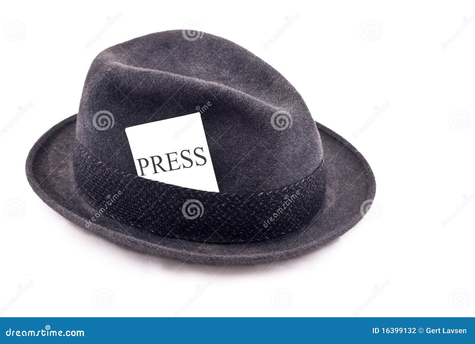 Photo journalist press hat stock photo. Image of isolated - 16399132