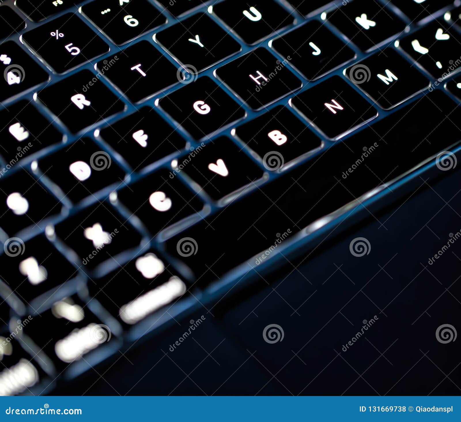 Photo of Keyboard Clavier Backlit Keyboard Stock Photo - Image of ...