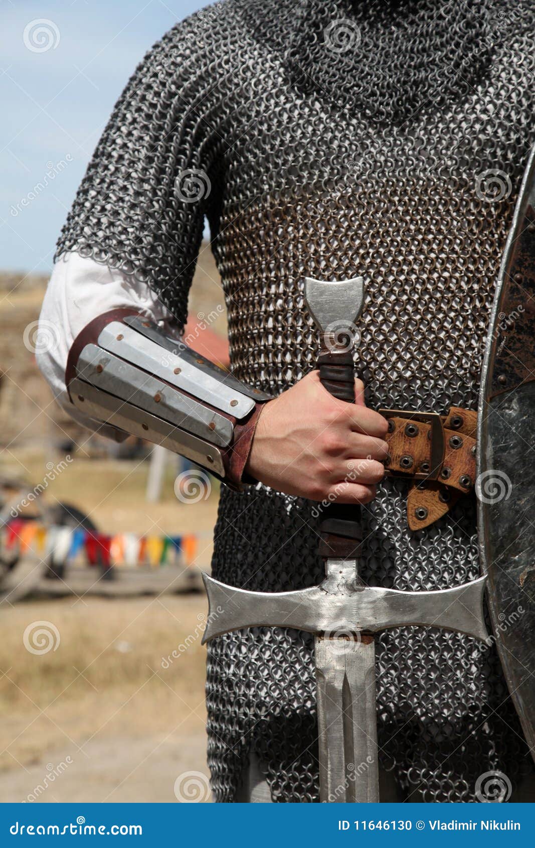 Photo of knight with sword stock photo. Image of conflict - 11646130