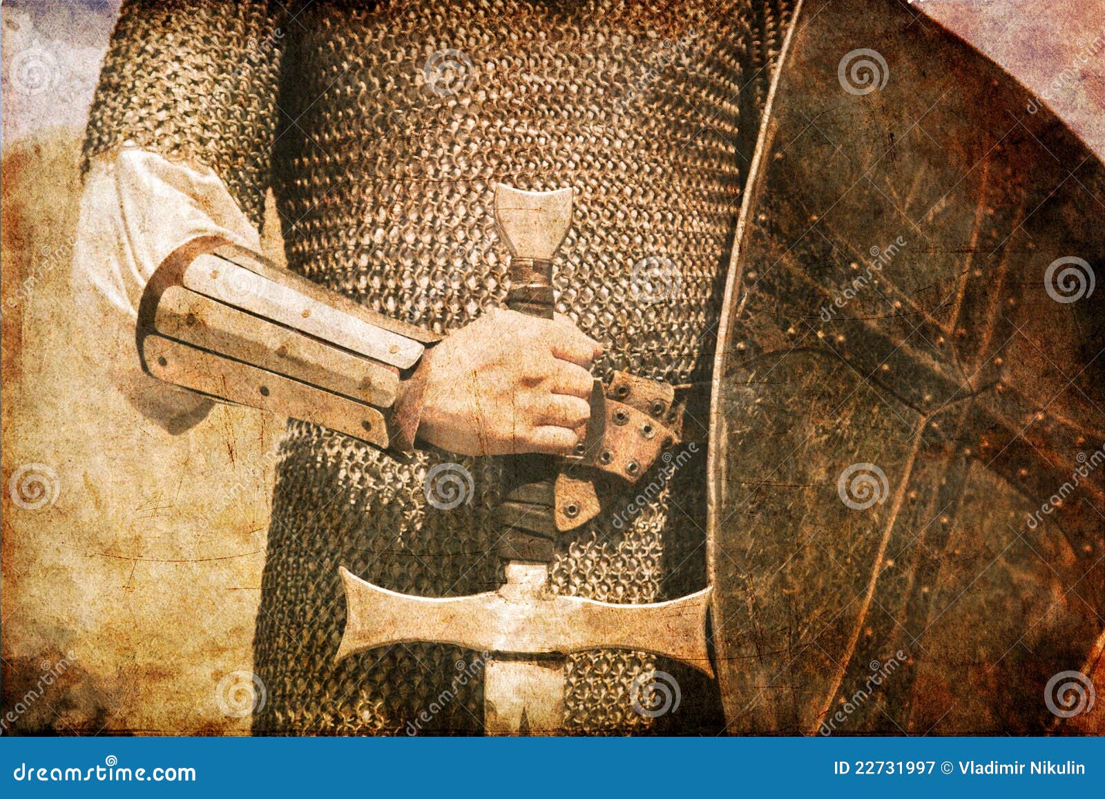 Photo of Knight and sword. stock image. Image of people - 22731997