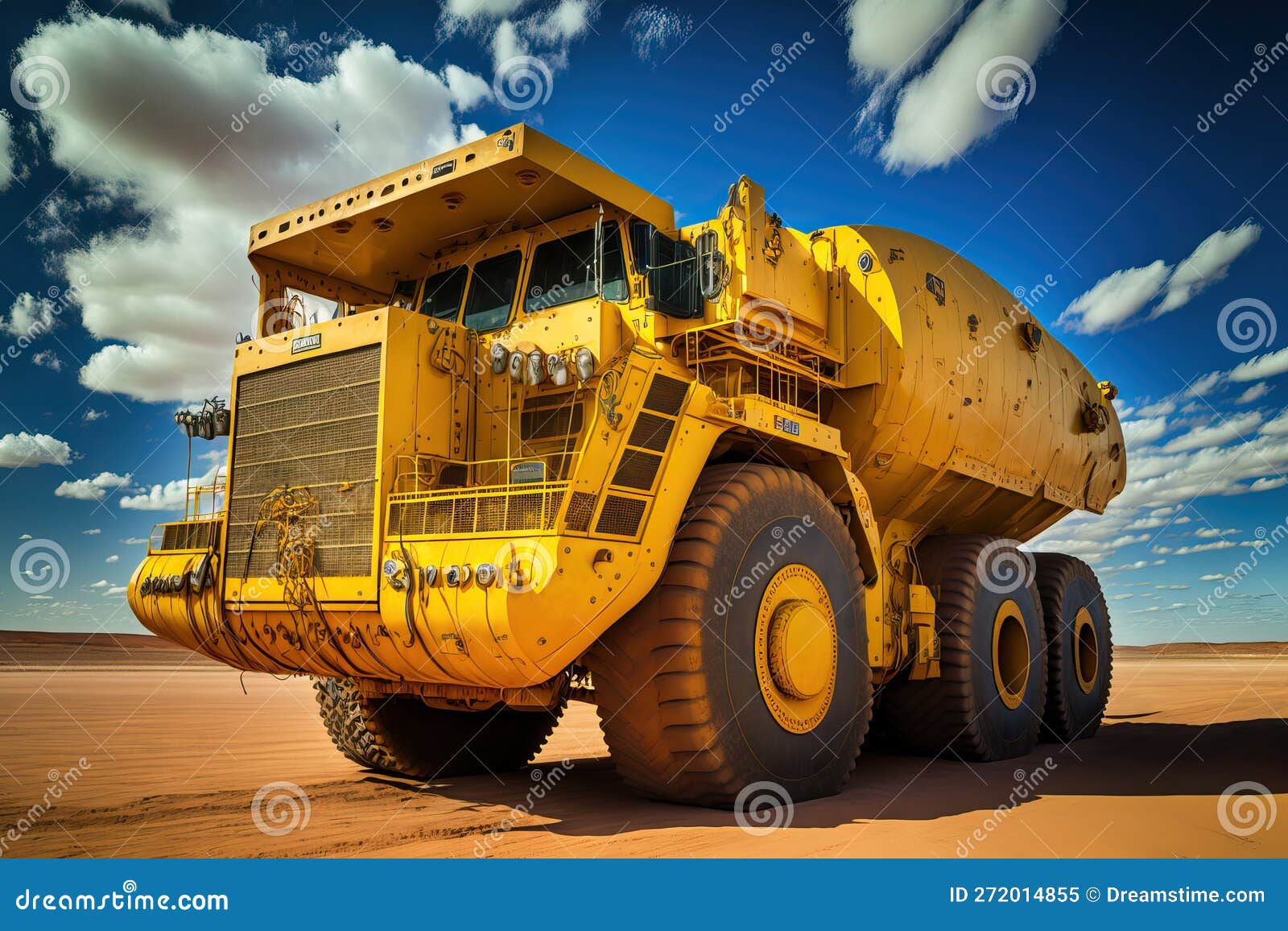 Mining Vehicle Machinery Isolated Sideview In Black And White Cartoon ...