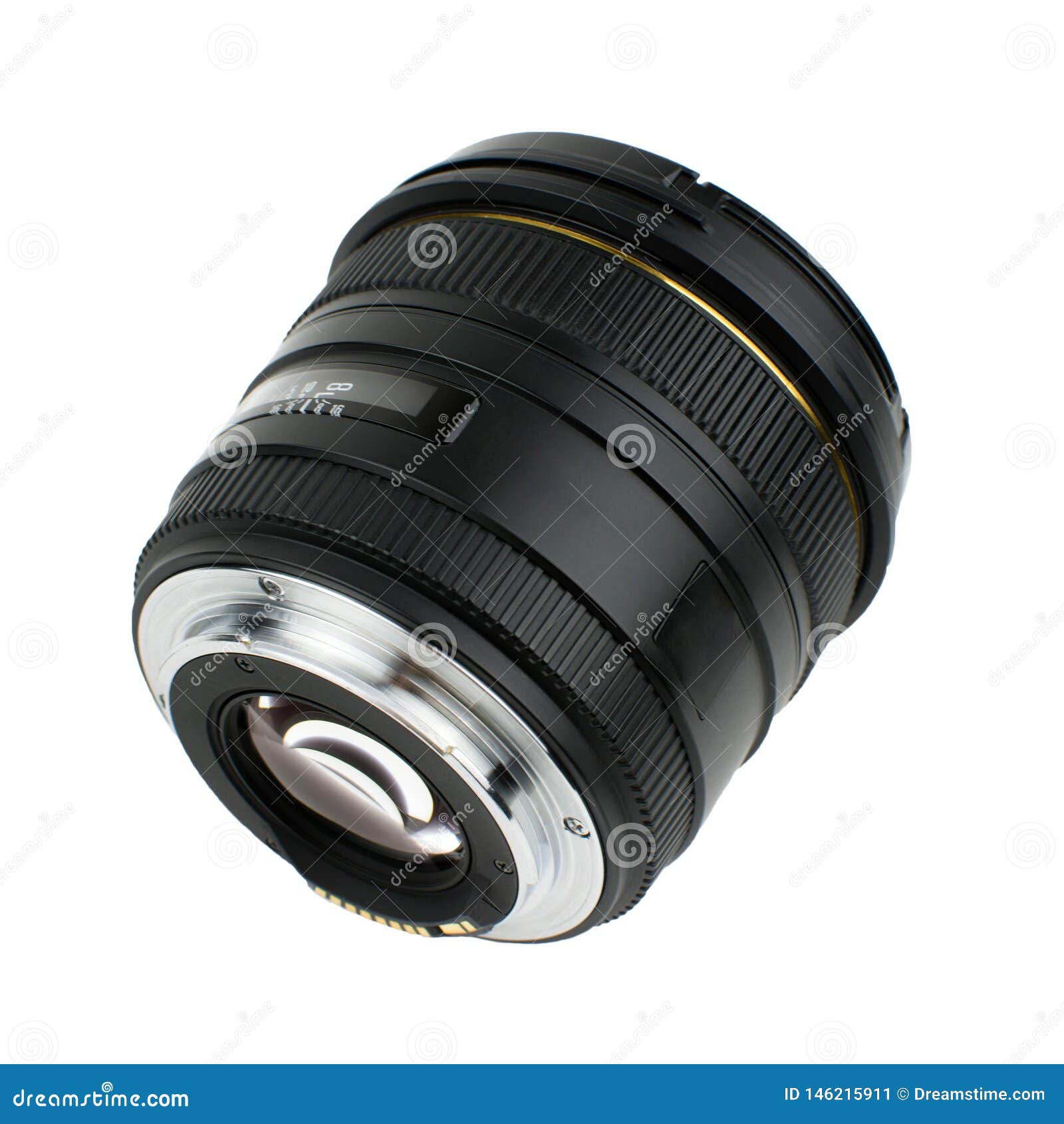 Photo Lens on a White Background Stock Image - Image of optic ...
