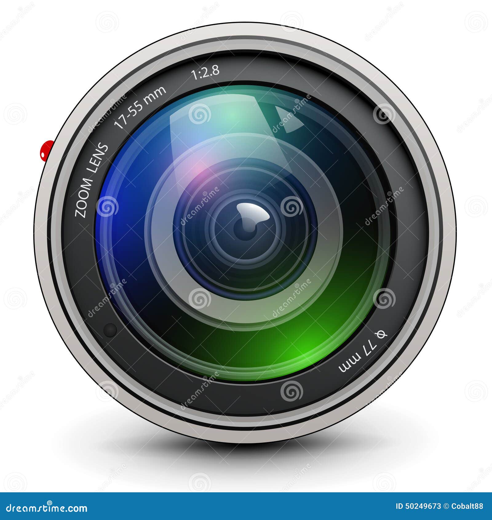 Photo lens stock vector. Illustration of lens, optical - 50249673