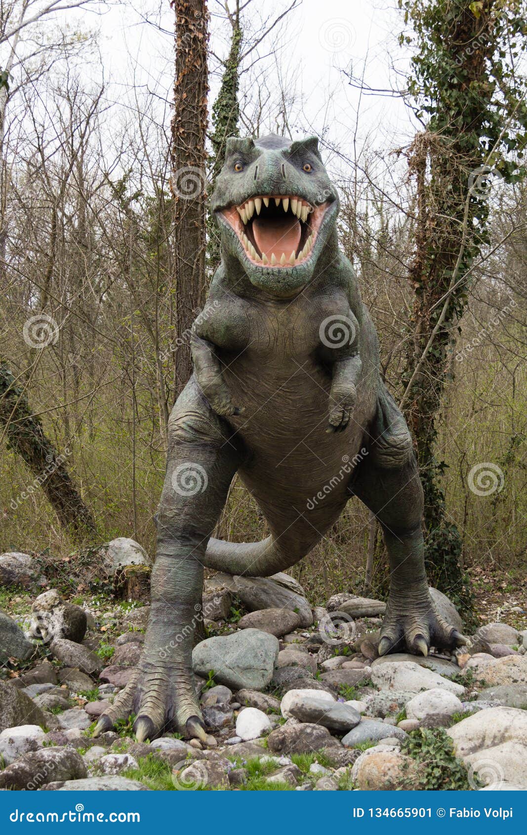 Aggressive dinosaur editorial photo. Image of dinosaur - 134665901