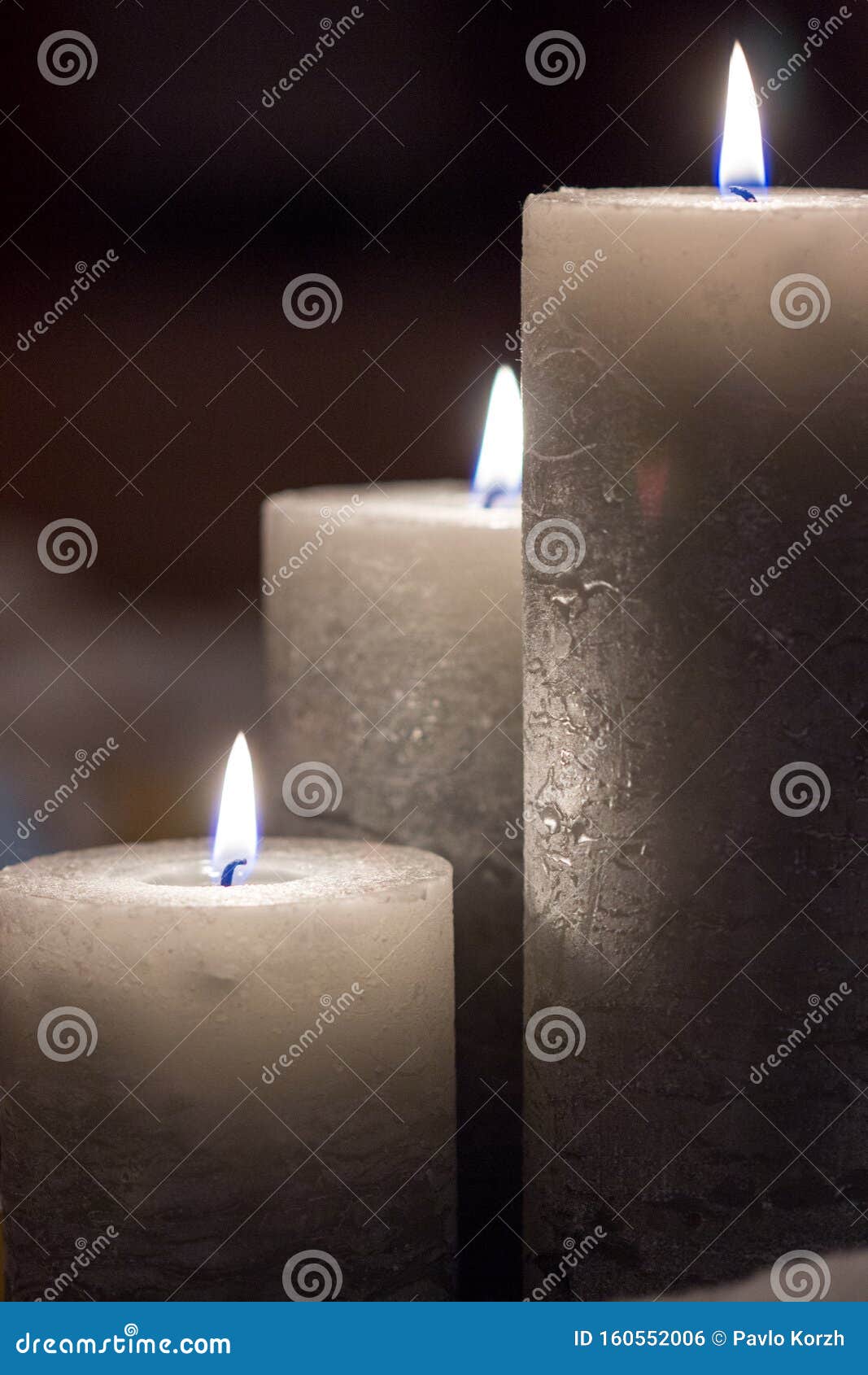 Candles firelight stock photo. Image of warm, subject - 160552006