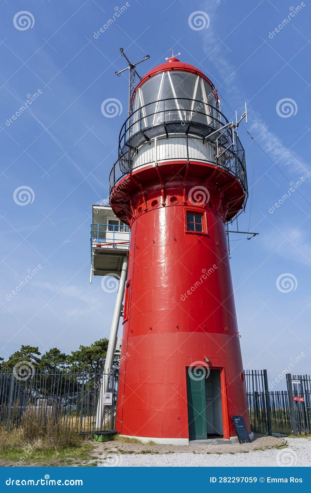 Photo of the Lighthouse of the Island of Vlieland Stock Image - Image ...