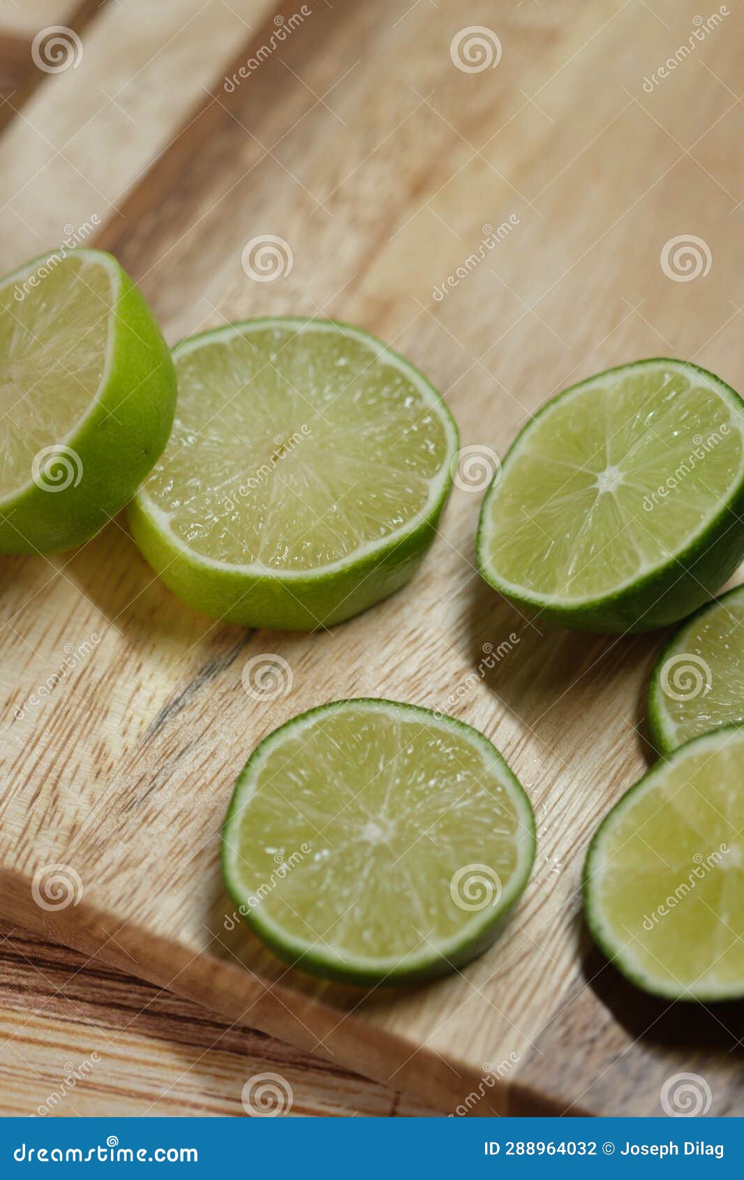 Cut Up Lime on the Cutting Board Stock Photo - Image of dessert ...