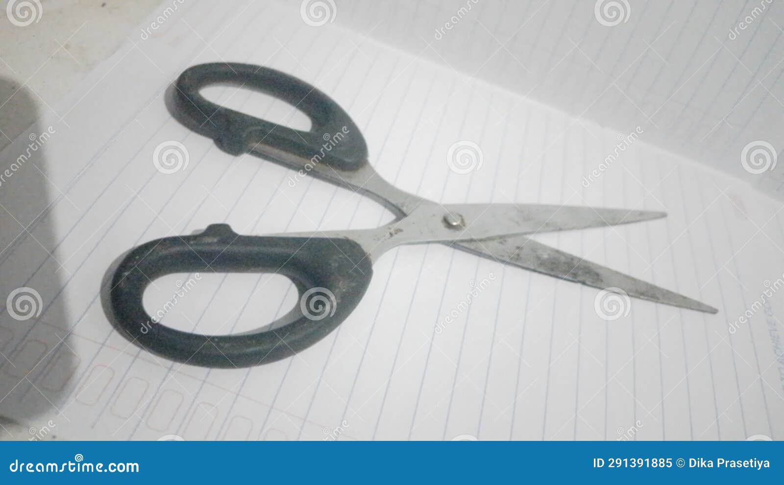 Photo of Long Sharp Black Scissors Stock Image - Image of black, sharp ...
