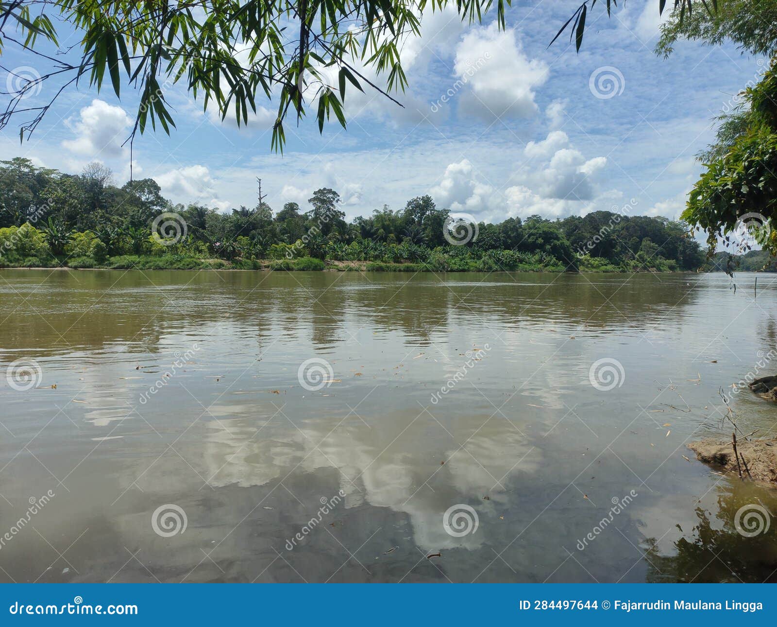 Photo of the Longest Kapuas River in Asia Stock Photo - Image of asia ...