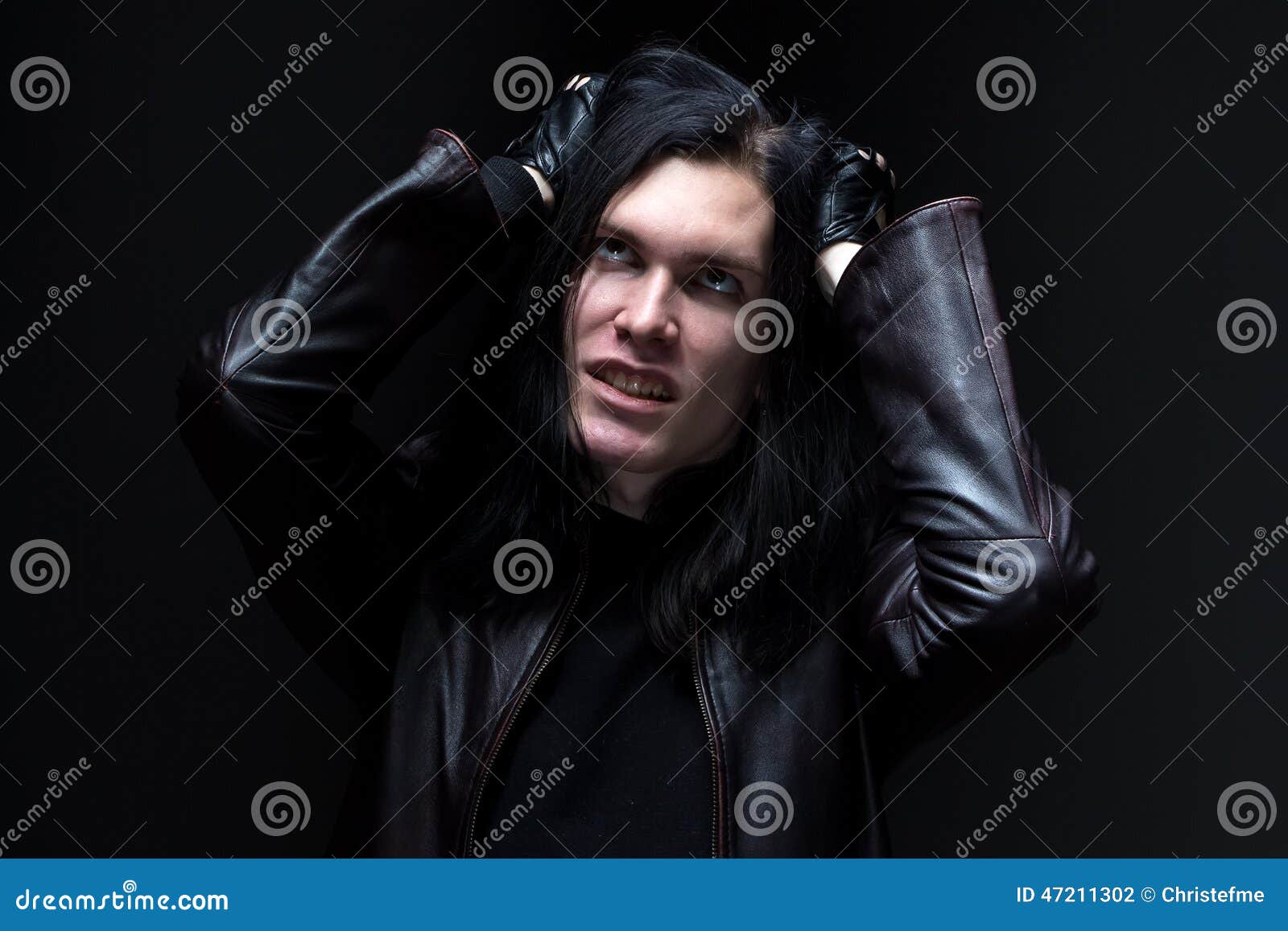 Photo of the madman stock photo. Image of alone, model - 47211302