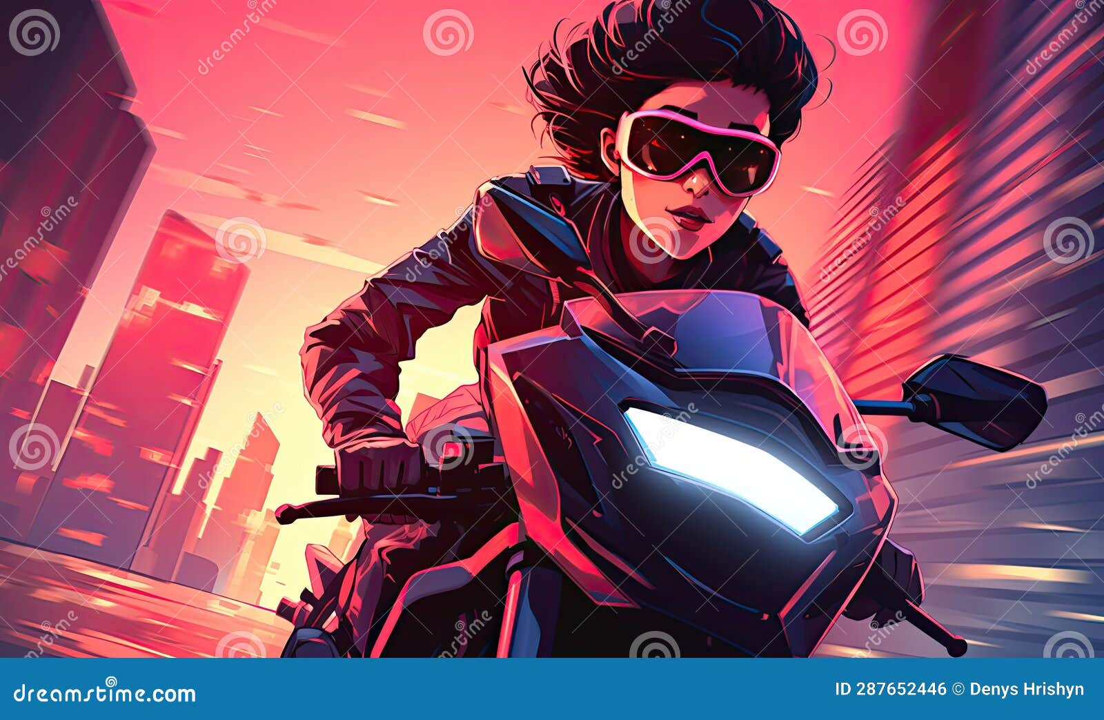 Photo of a Man Riding on the Back of a Motorcycle Stock Illustration ...