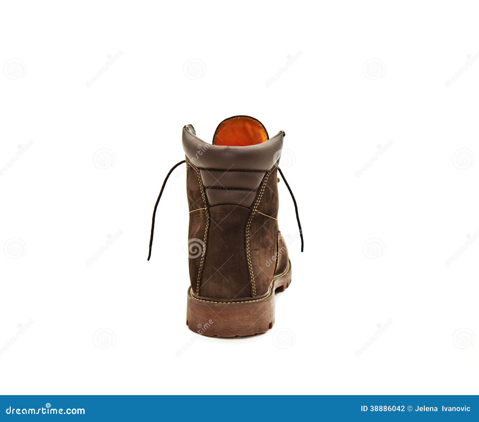 Photo of Man S Boot from the Back Stock Photo - Image of fashion ...