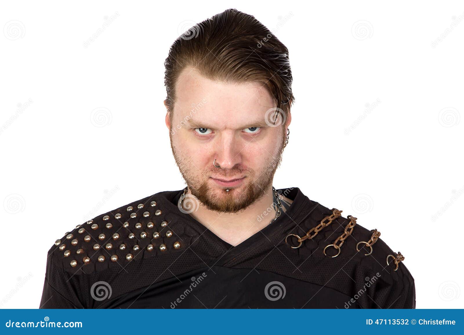 Photo Of The Man With Stern Look Stock Photography | CartoonDealer.com ...
