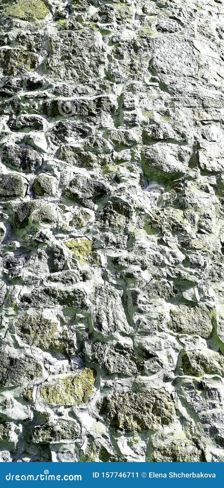 Vertical A Path On A Green-covered Hill In The Blanc-Martel Trail In La ...