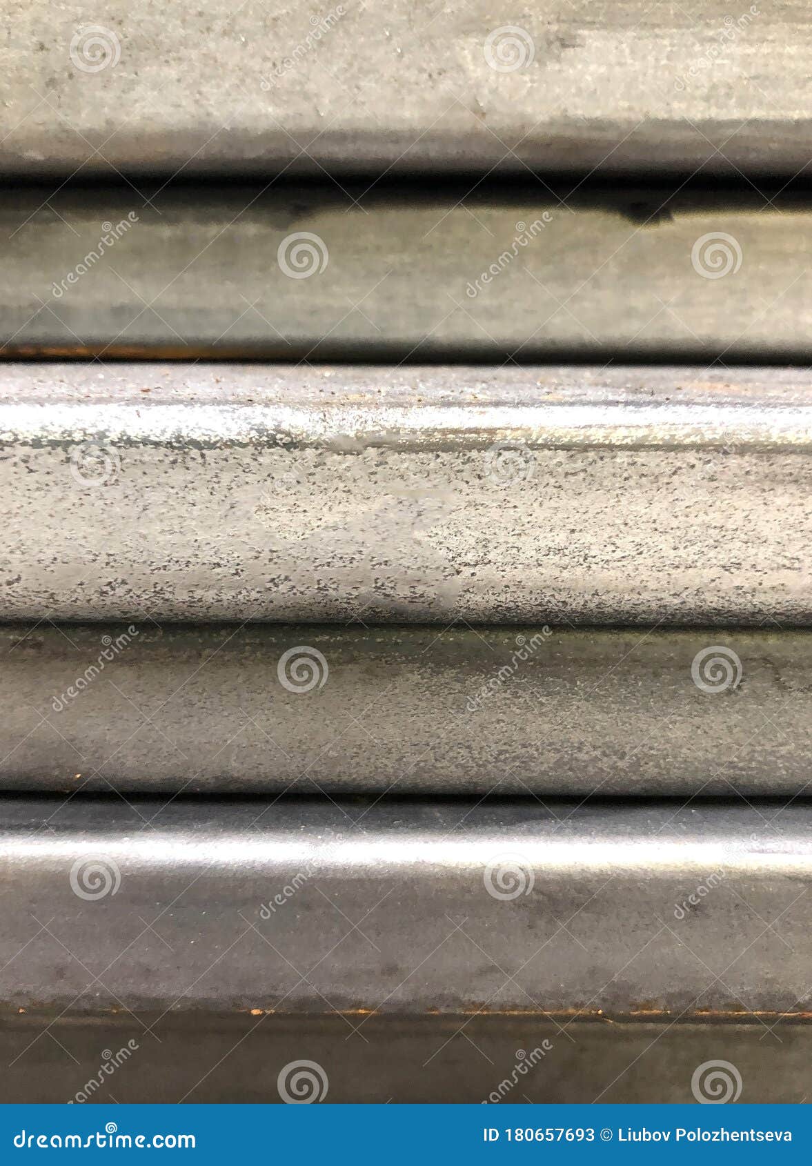Photo of the Metal Square Profile Stock Image - Image of pipeline ...