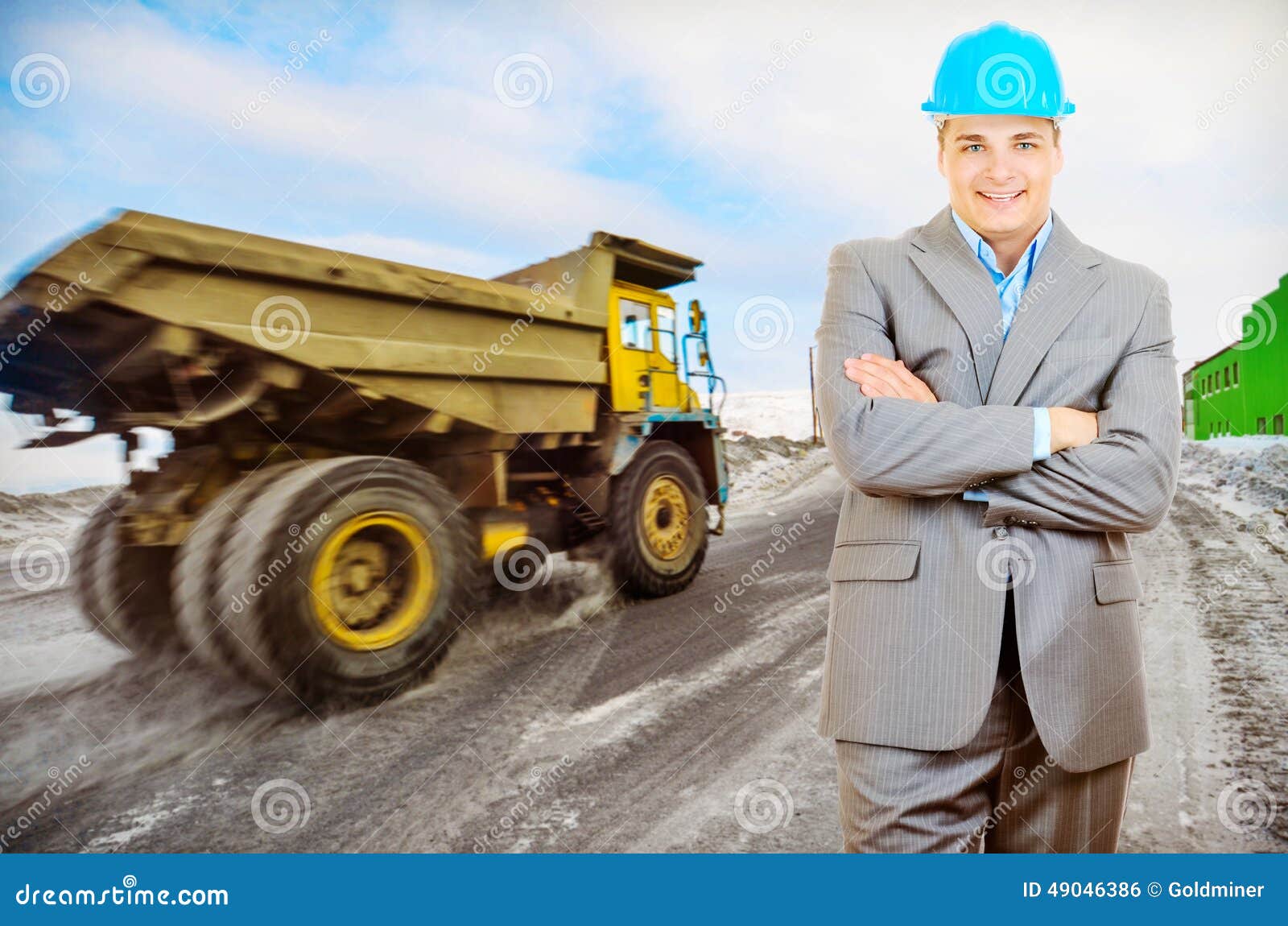 Photo of a mining engineer stock photo. Image of male - 49046386