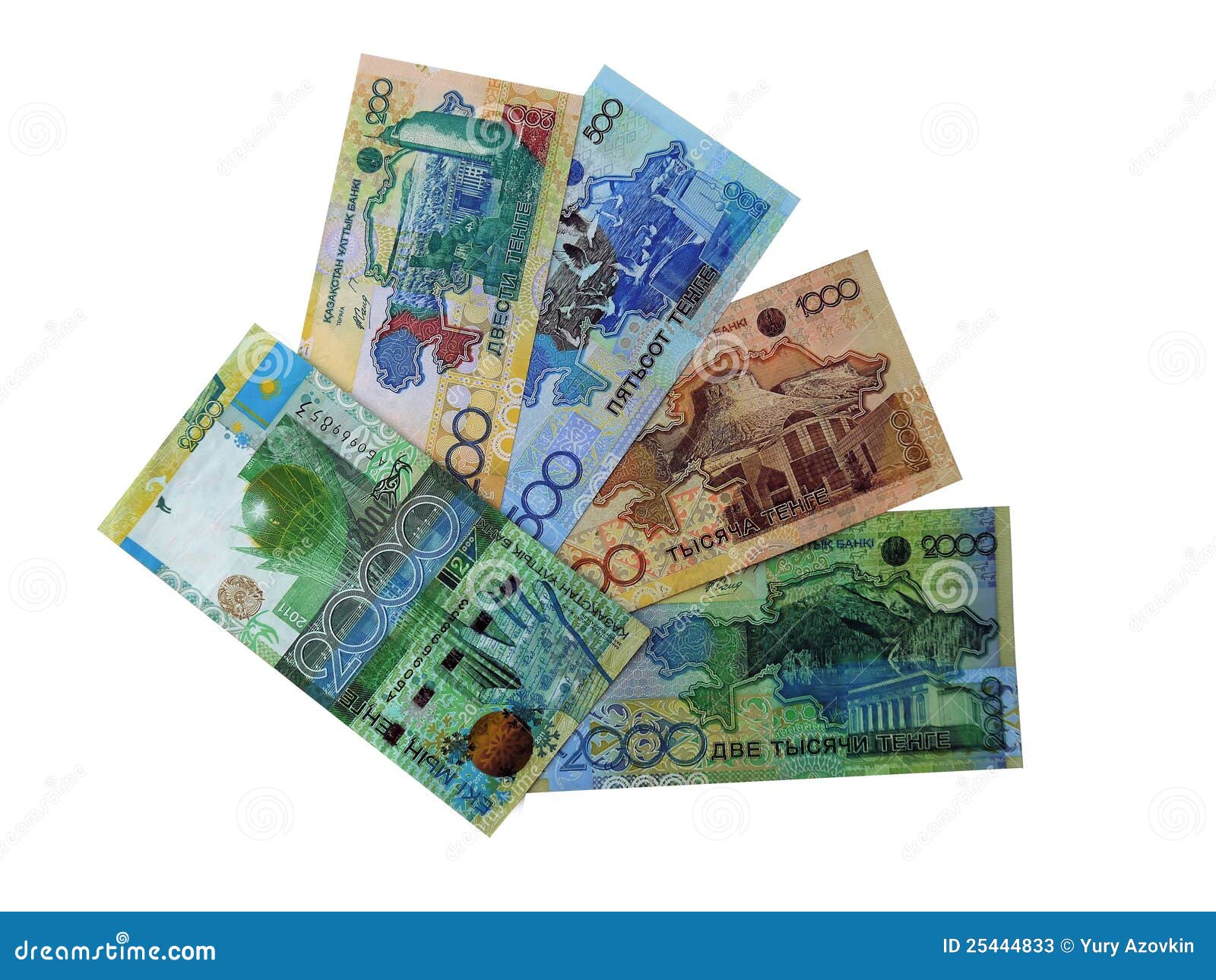 Photo of Modern Banknotes of Kazakhstan. Stock Image - Image of cost ...