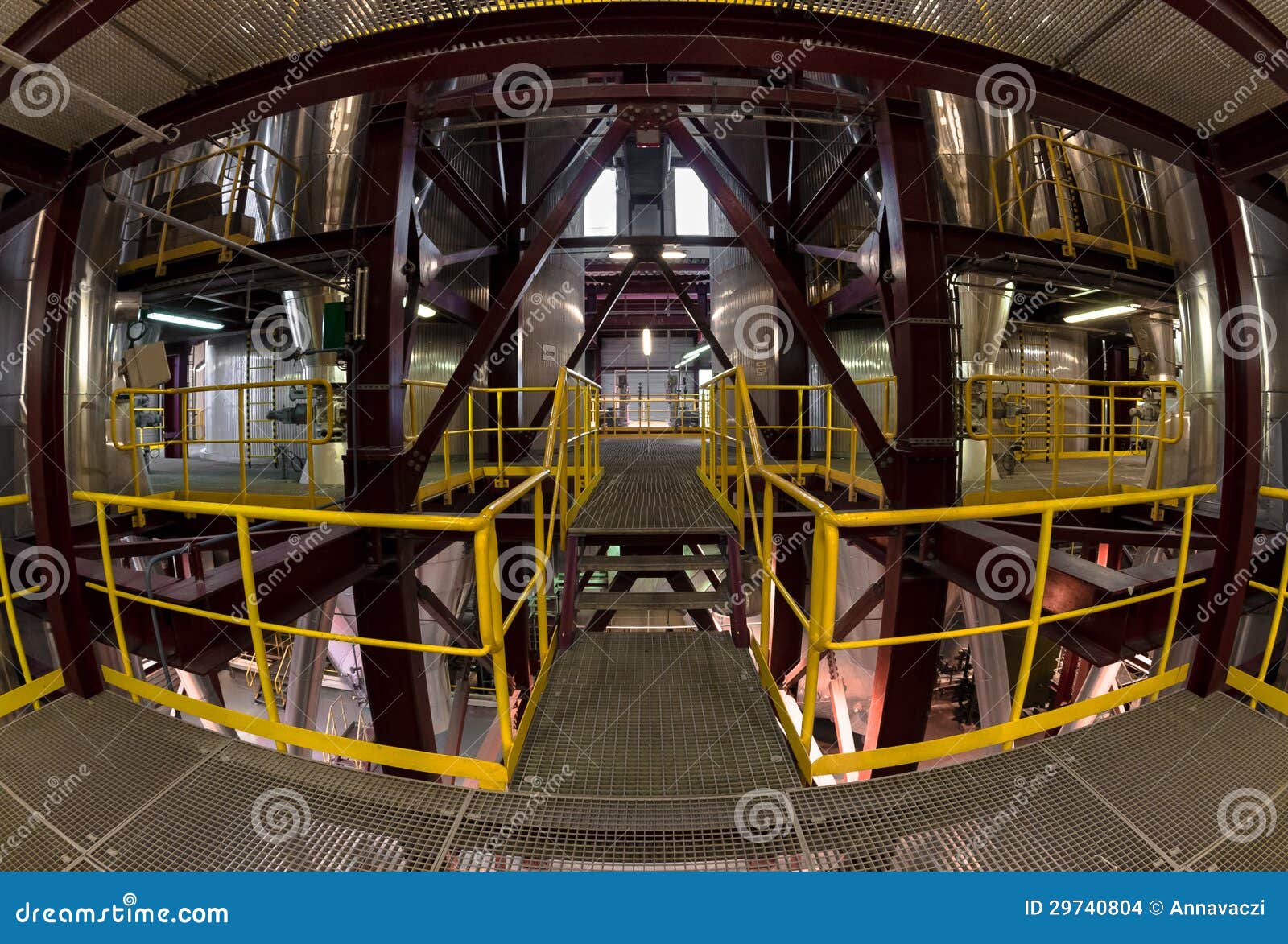 Industrial Building Interior Stock Photo - Image of manufacturing ...