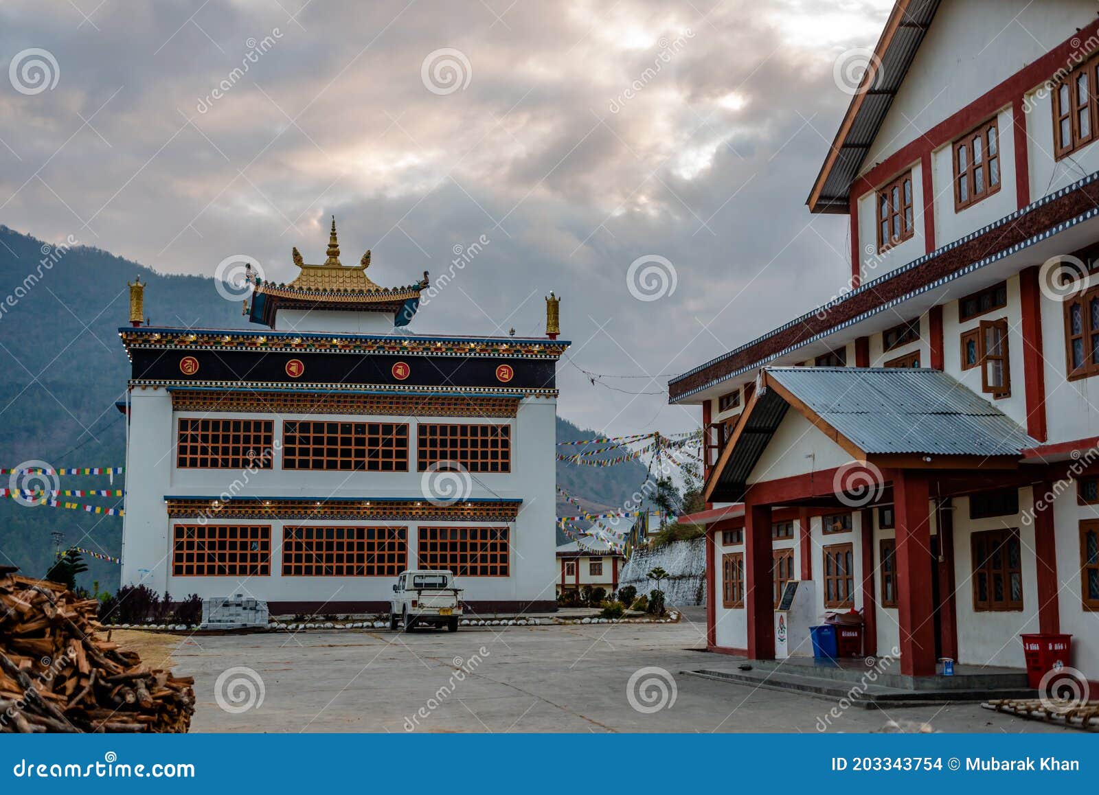 Monastery of Dirang Arunachal Pradesh, India Editorial Stock Image ...