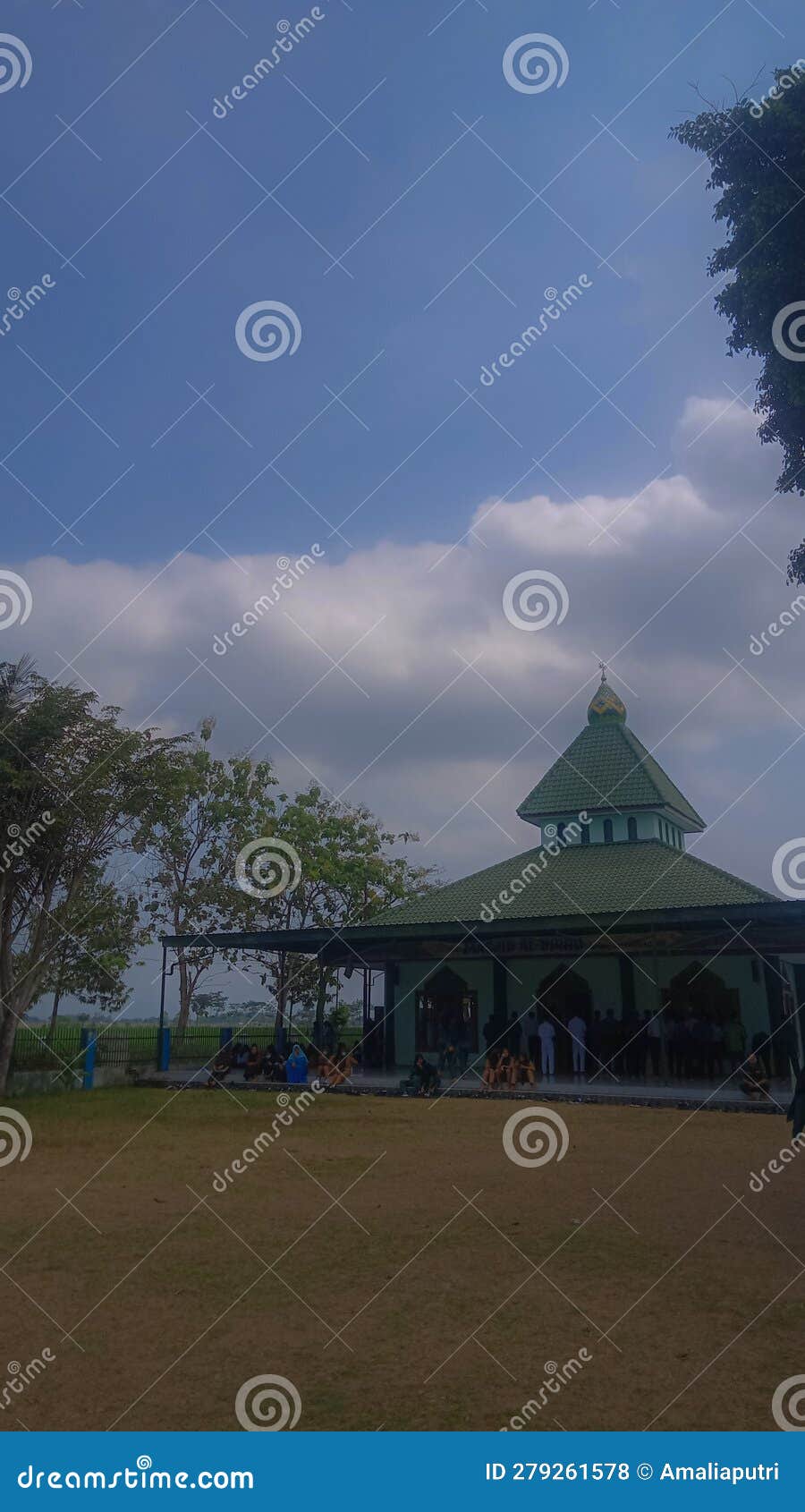 Photo of the Mosque Inside the School Area Stock Photo - Image of ...