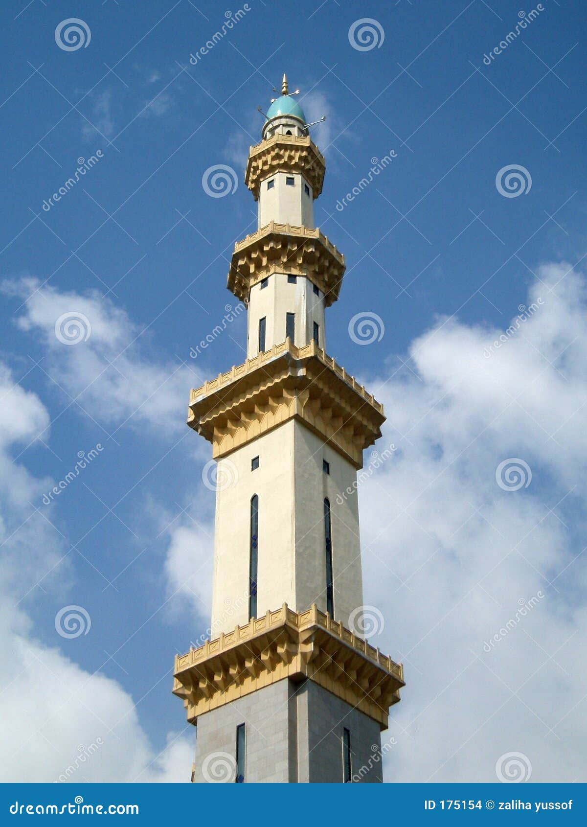 Stock Images: Photo Of Mosque's Tower Picture. Image: 175154