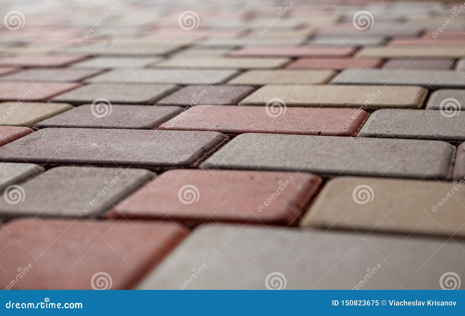 Photo of Multi-colored Paving Stones Pattern and Background Stock Image ...