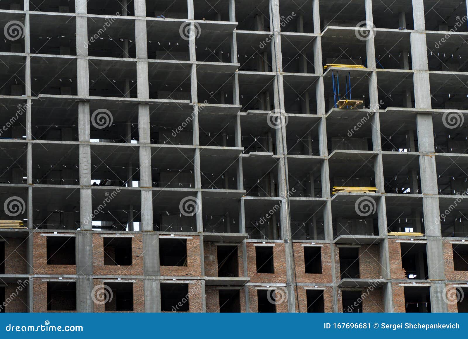 Photo of a Multi-storey Building Under Construction Stock Image - Image ...