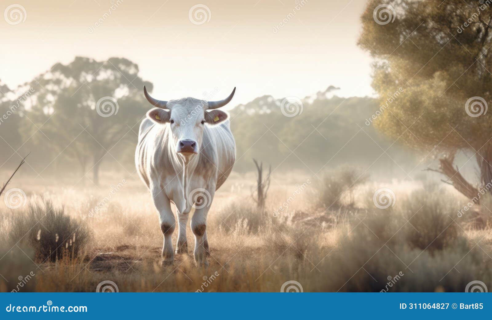 Photo of Murray Grey Cattle in Its Natural Habitat. Generative AI Stock ...