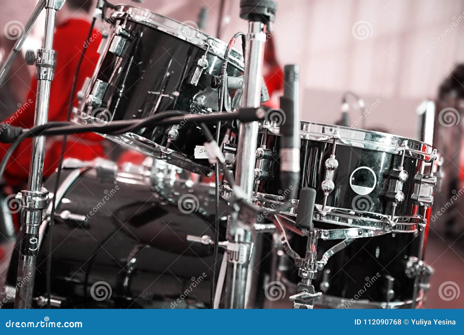 Musical Instruments, Drums on Stage Stock Photo - Image of drum ...