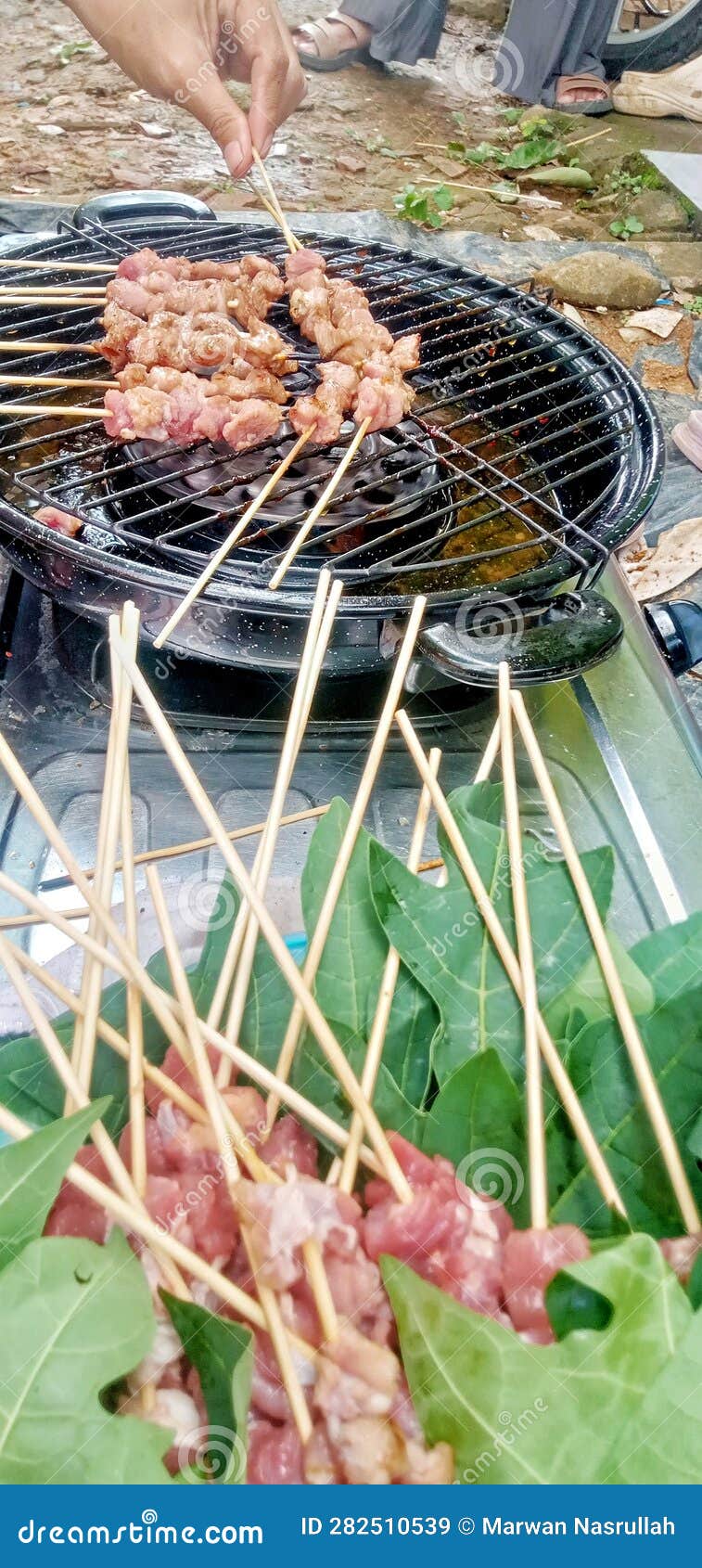 A Photo of the Mutton Barbeque Taken from the Front Corner at Noon ...
