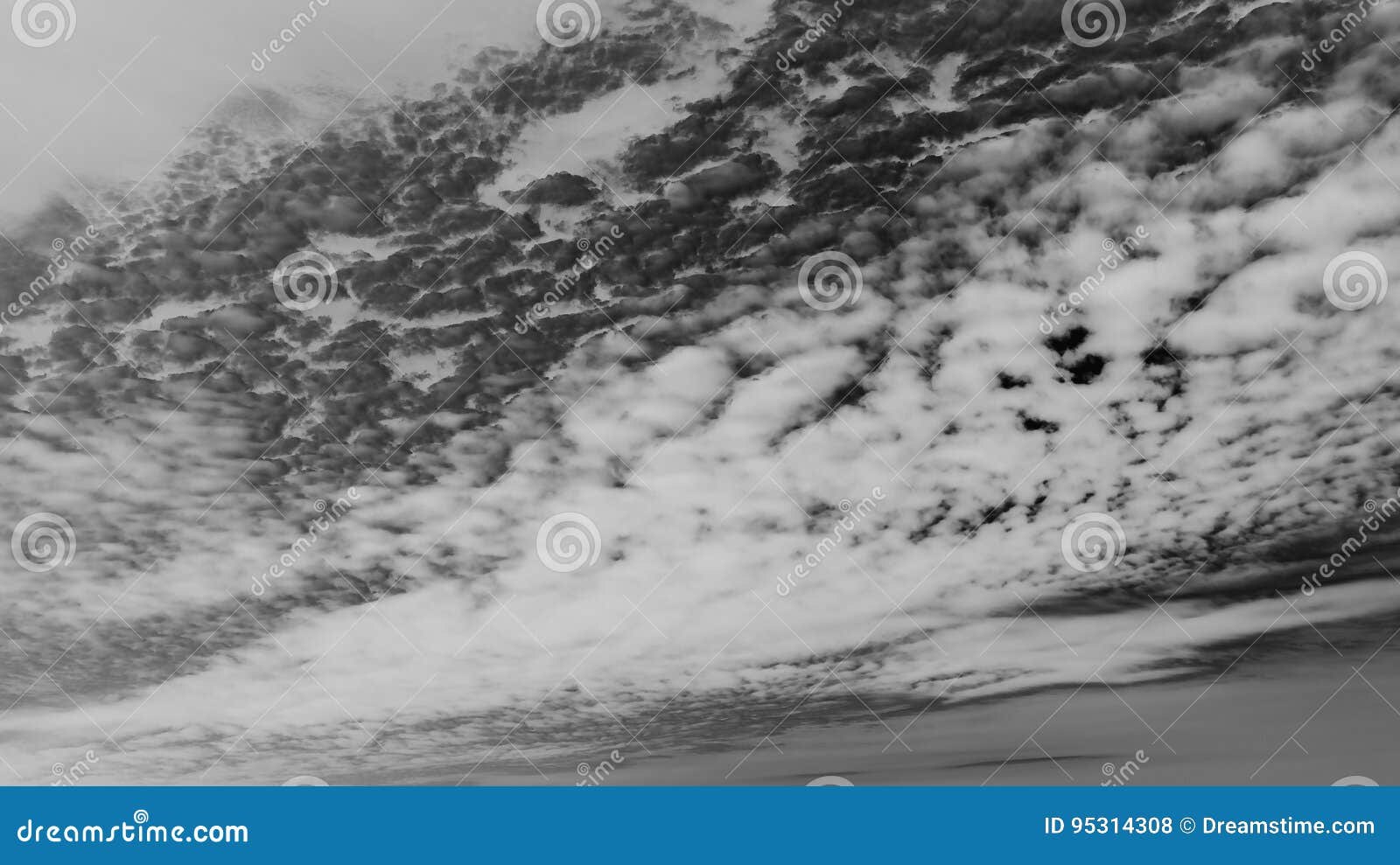 Photo of a Negative Cloud in the Sky. Stock Photo - Image of black ...