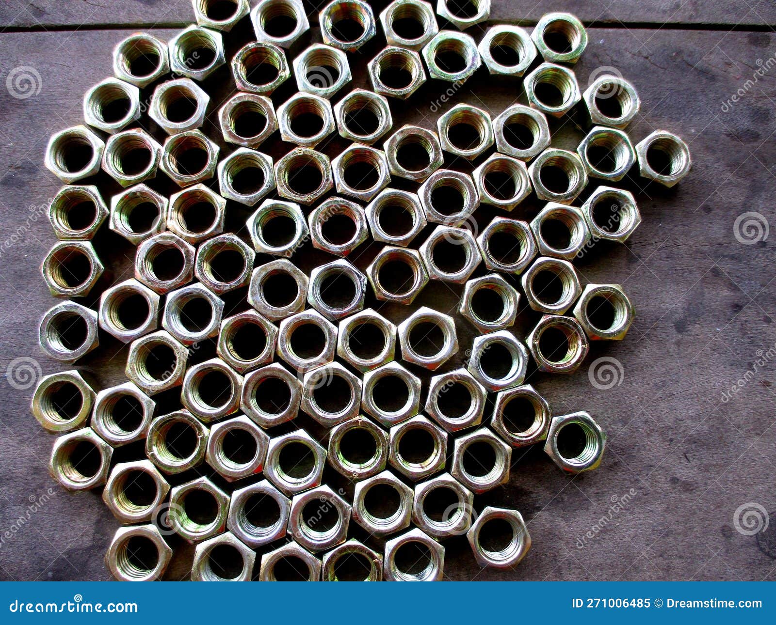 New iron nut stack stock image. Image of iron, bead - 271006485