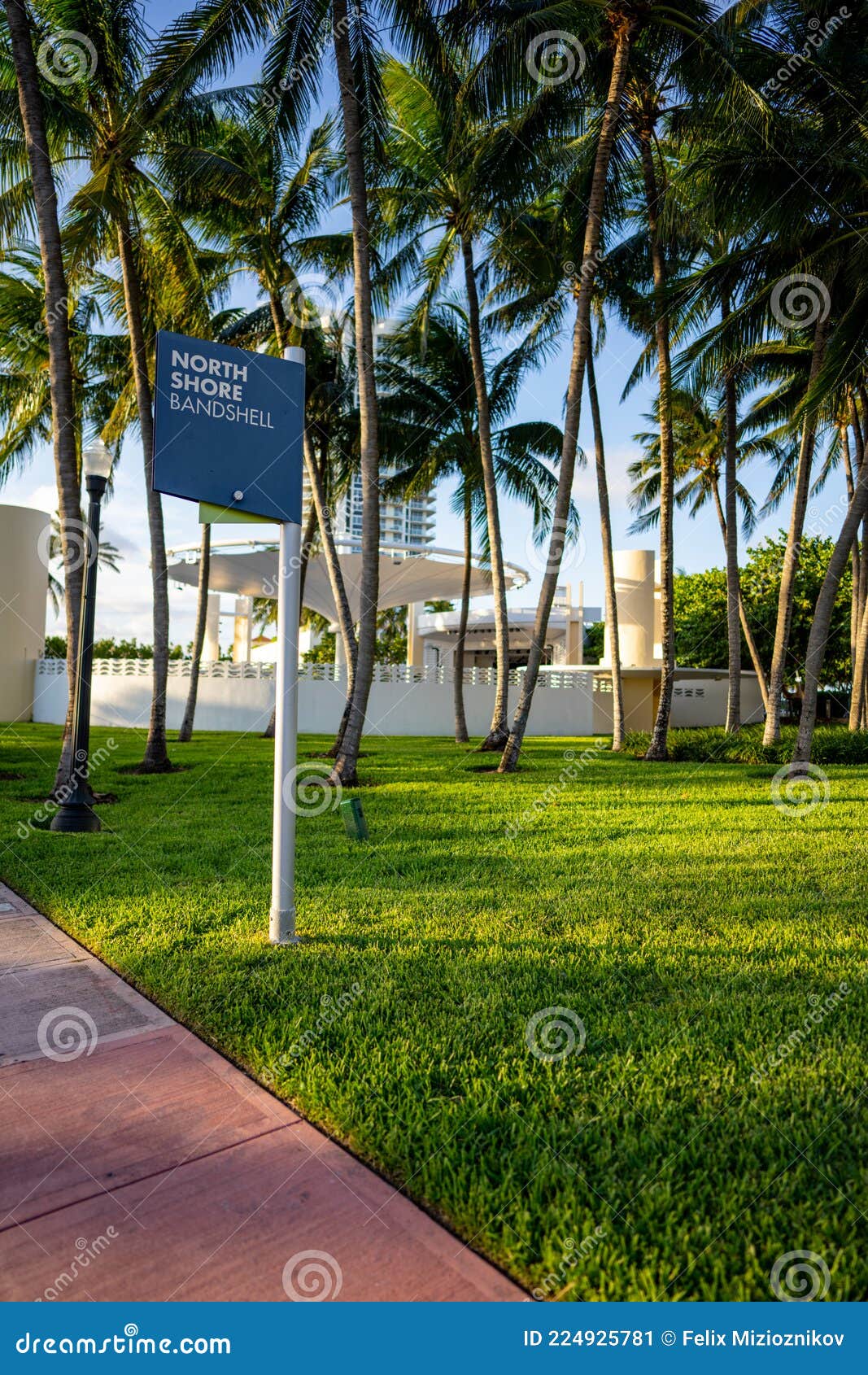 Photo of the North Shore Bandshell Miami Beach FL Stock Image - Image ...