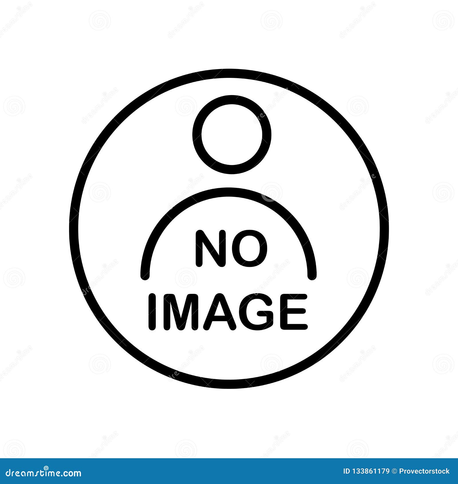 Photo Not Available Icon Isolated on White Background Stock Vector ...