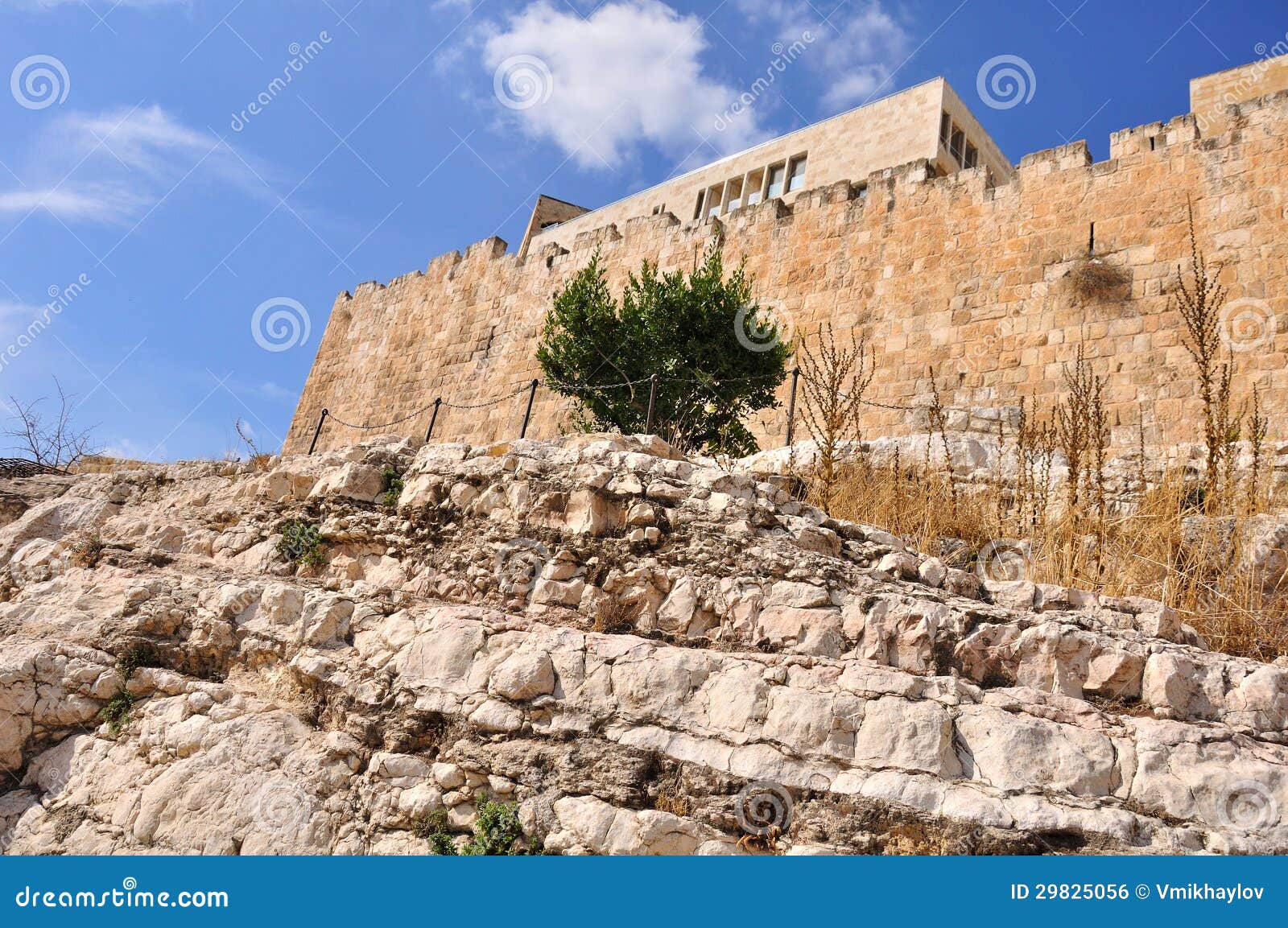 Old Jerusalem Temple Mount stock photo. Image of archeology - 29825056
