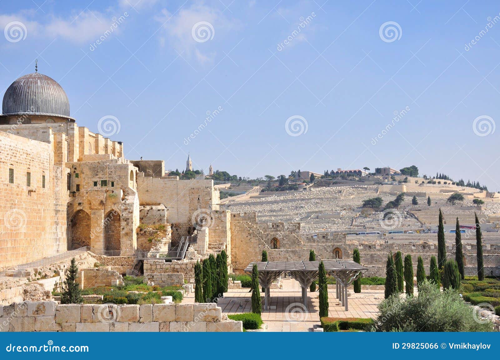 Old Jerusalem Temple Mount stock photo. Image of palestine - 29825066