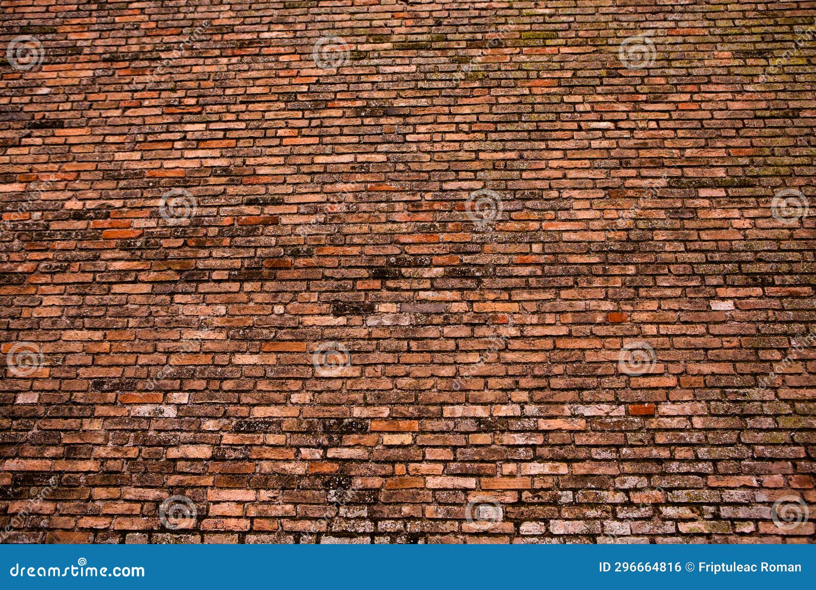 Photo of an Old Empty Brick Background for Design. Stock Photo - Image ...