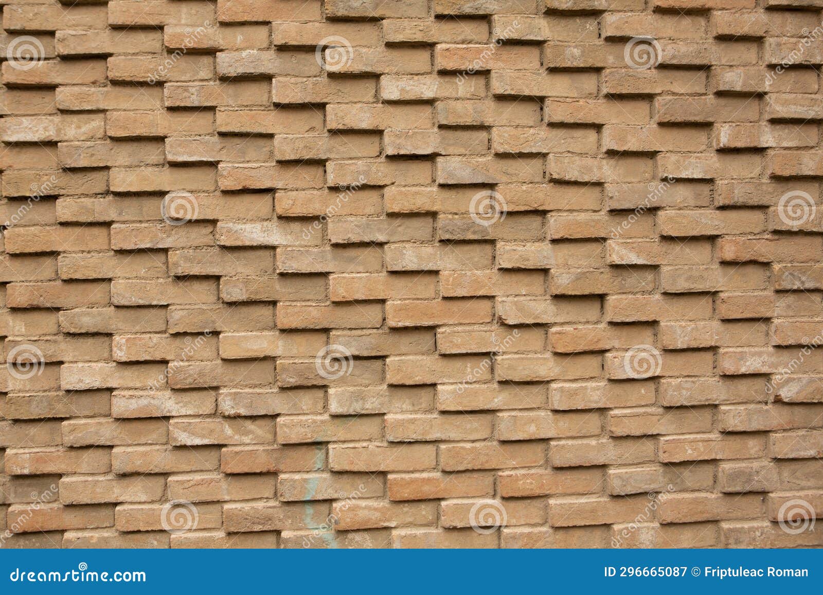 Photo of an Old Empty Brick Background for Design. Stock Image - Image ...