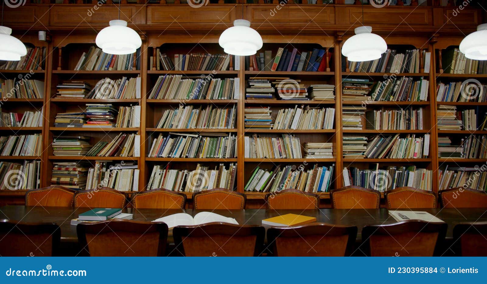 Photo of an old library stock photo. Image of cover - 230395884