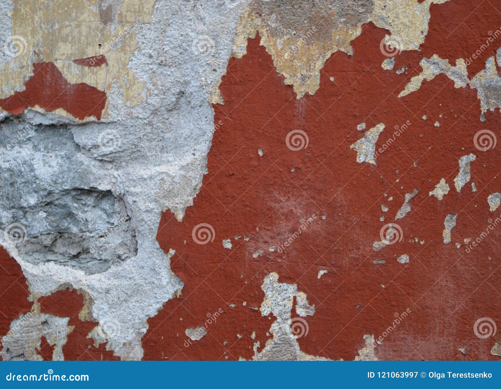 An old plaster on the wall stock image. Image of close - 121063997