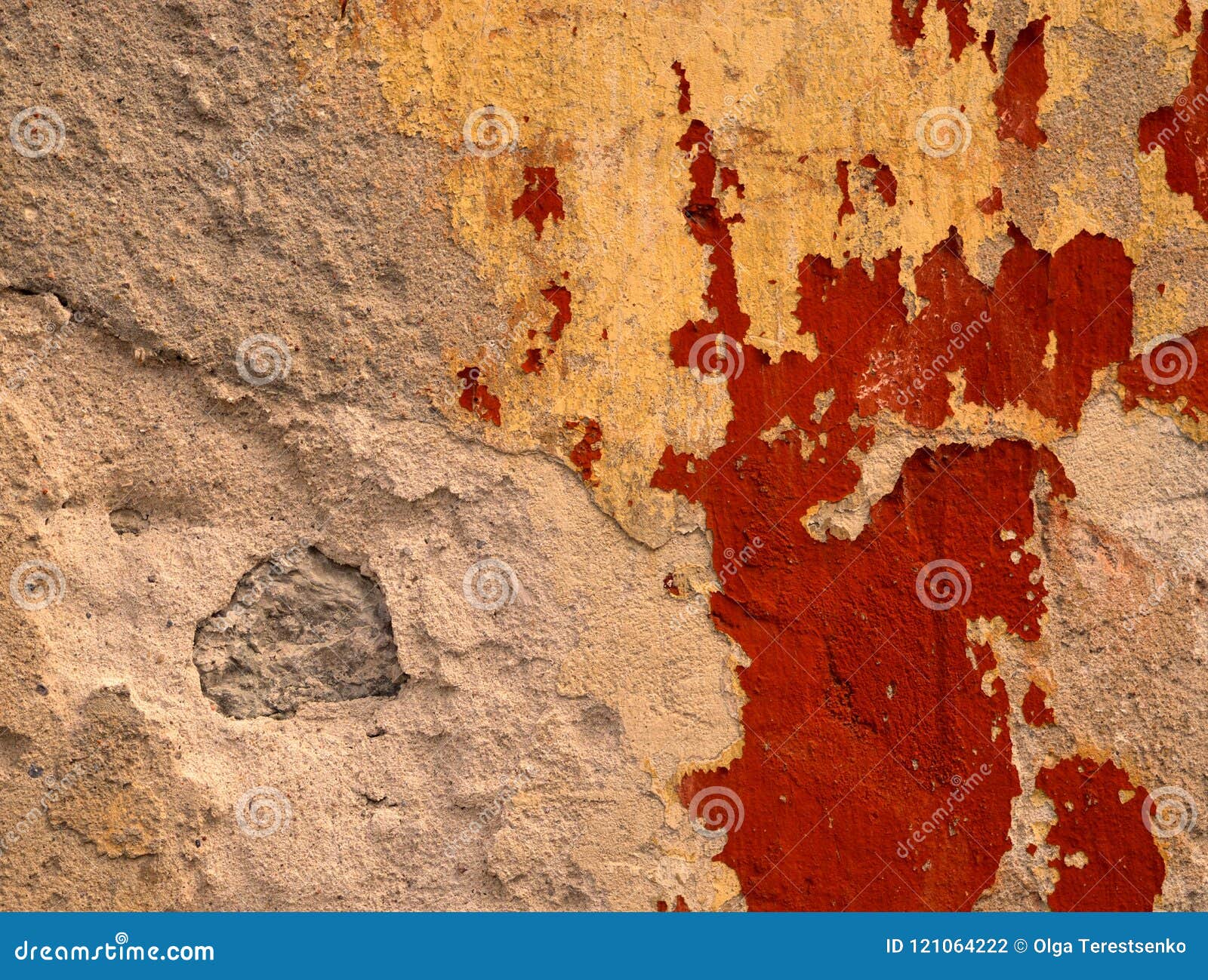An old plaster on the wall stock photo. Image of close - 121064222